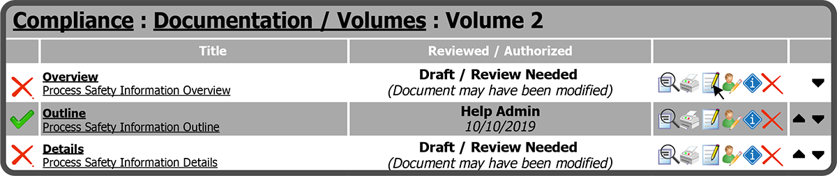 Edit Volume - Uploaded Document