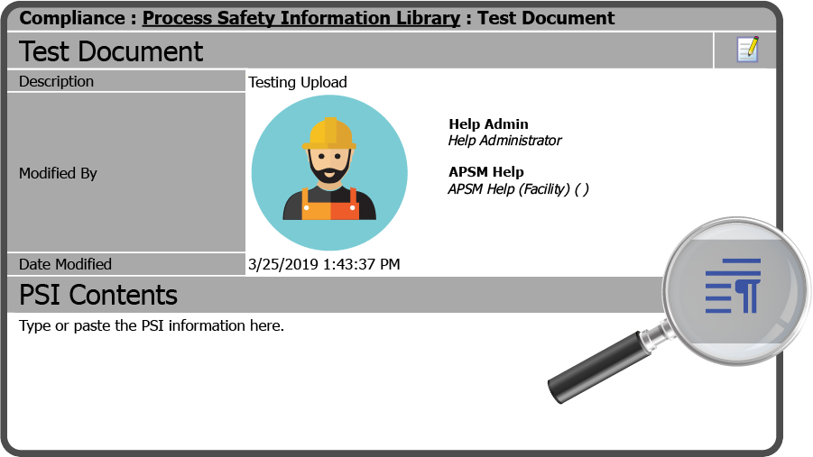 PSI Library Document Types